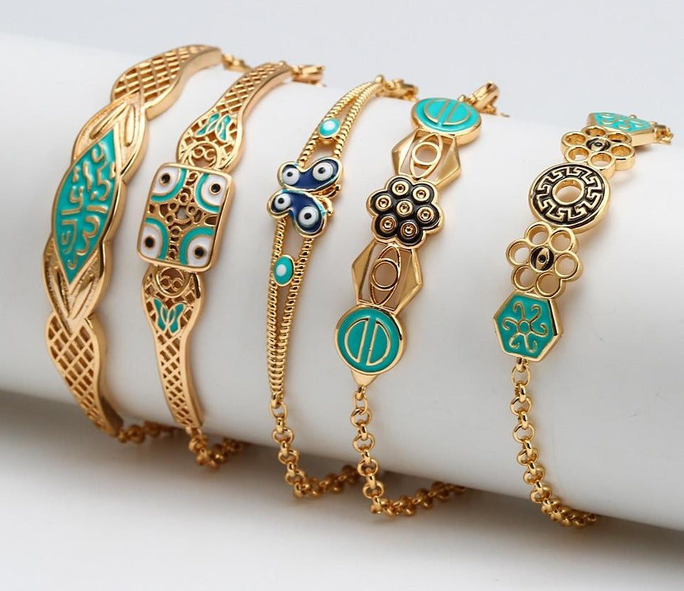 WAADA Delicate Evil Eye Bracelet – Patisaa Fashion Jewellery Company